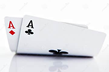 Pocket Aces stock photo. Image of pair, hold, probability - 2100706