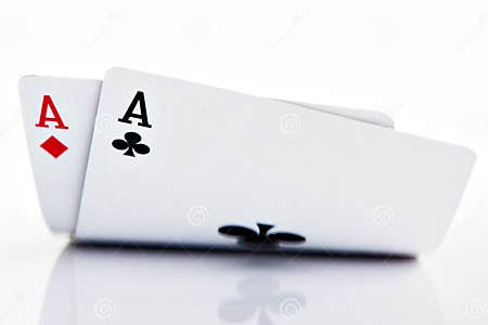 Pocket Aces stock photo. Image of pair, hold, probability - 2100706