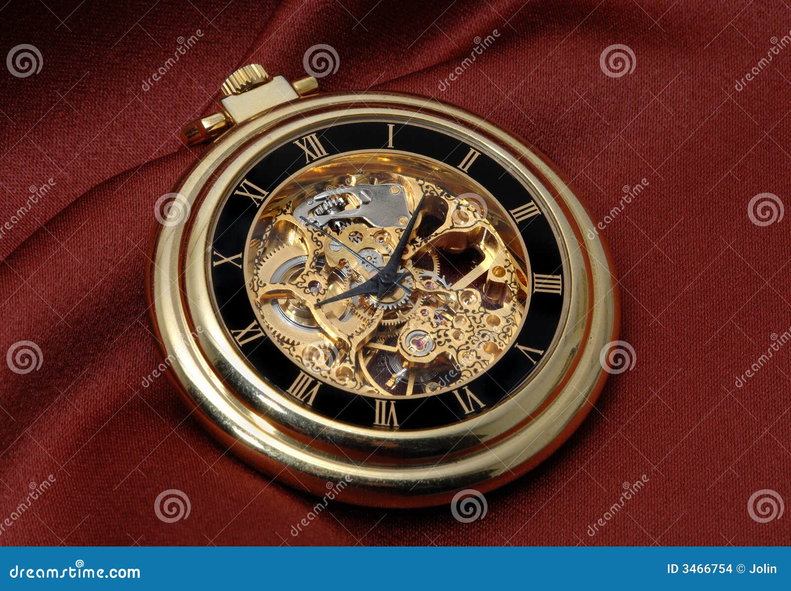 Pocket Clock On Old Paper Stock Photo | CartoonDealer.com #8039628