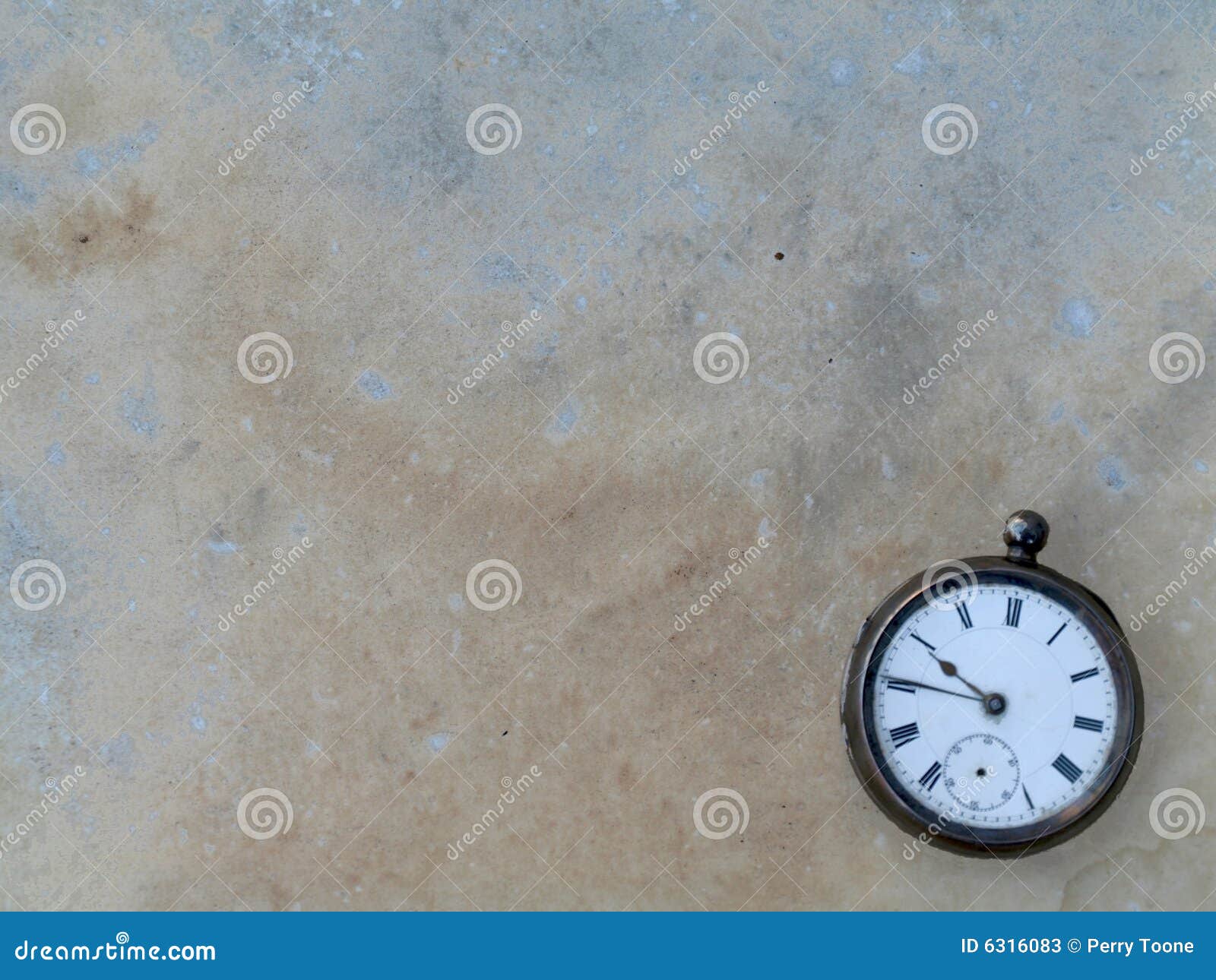 Pocket Clock On Old Paper Stock Photo | CartoonDealer.com #8039628