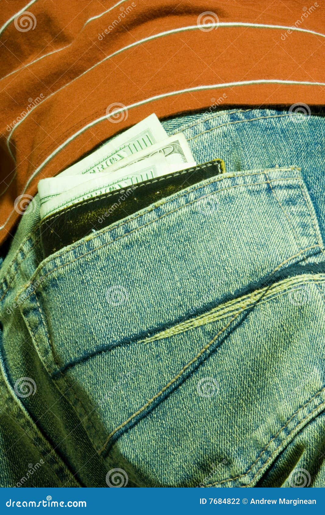 Pocket full with cash stock photo. Image of number, loan - 7684822