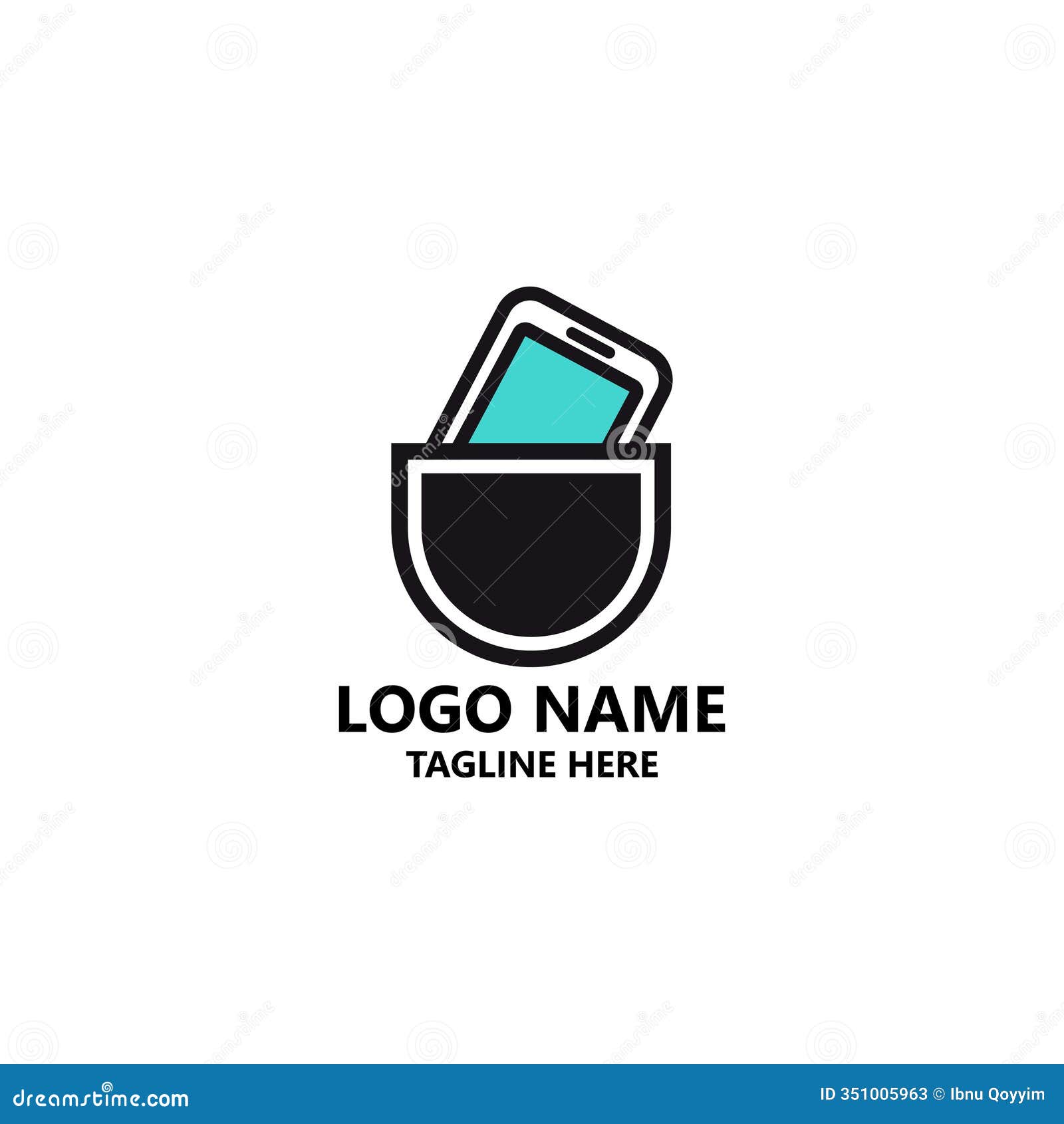 Pocket Gadget Logo Design Vector Stock Illustration - Illustration of ...