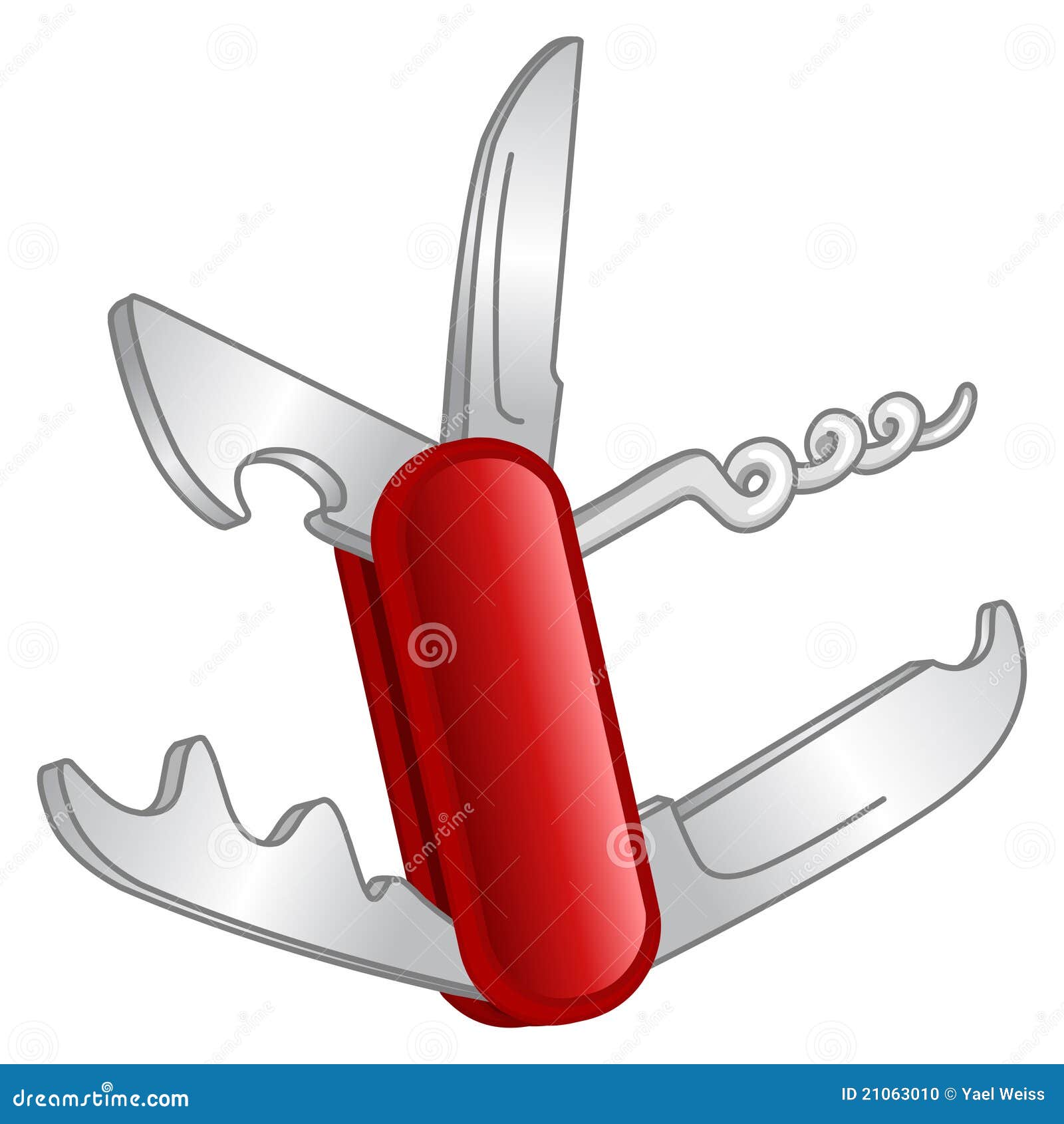 Pocket Knife Clipart Vector Black Outline | CartoonDealer.com #285244929