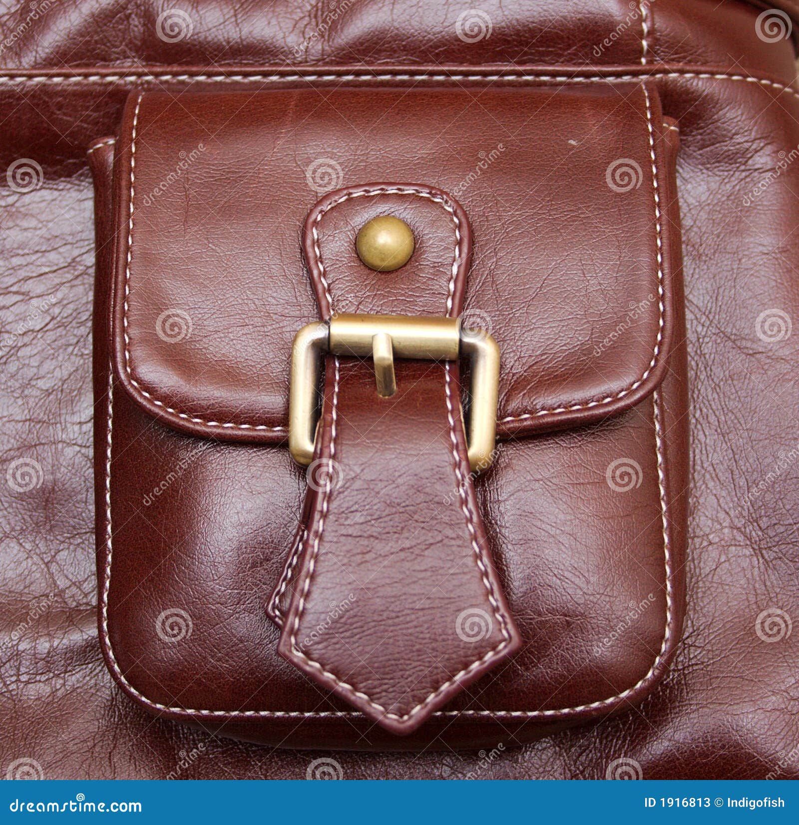 Pocket of leather stock image. Image of decor, accessories - 1916813
