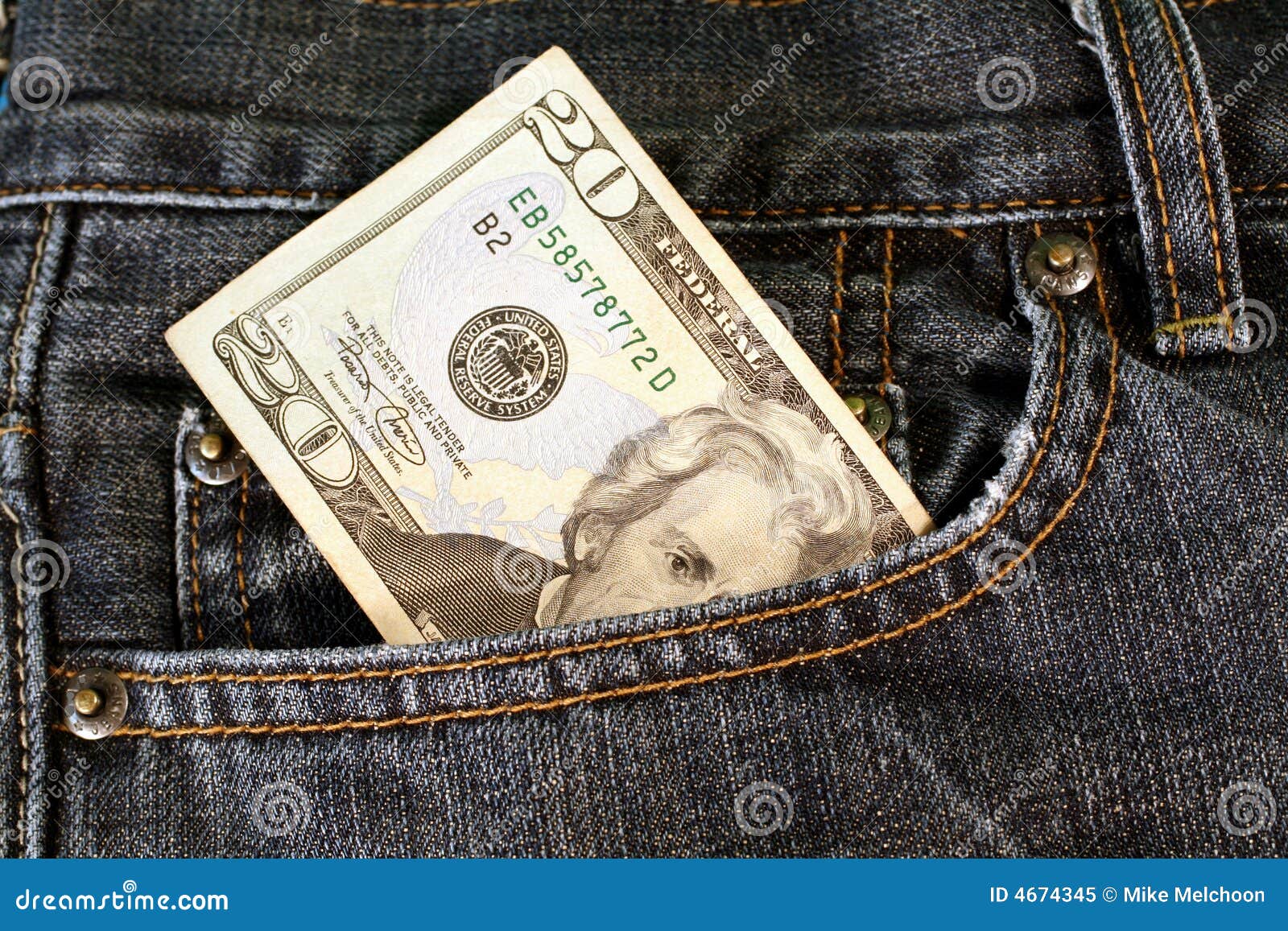 Pocket Money stock image. Image of successful, pocket - 4674345