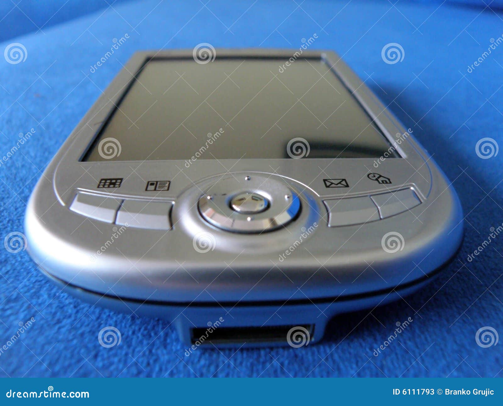 Pocket pc stock image. Image of stylus, meeting, isolated - 6111793