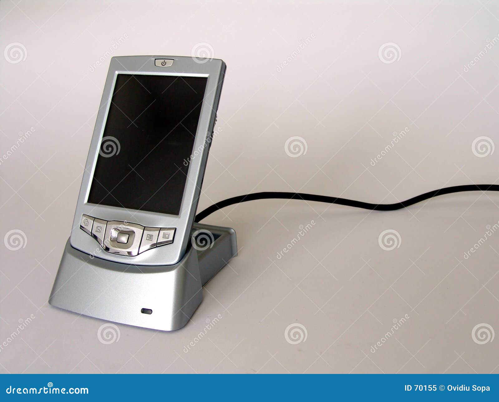 Pocket PC on Docking Station Stock Image - Image of touch, organizer: 70155