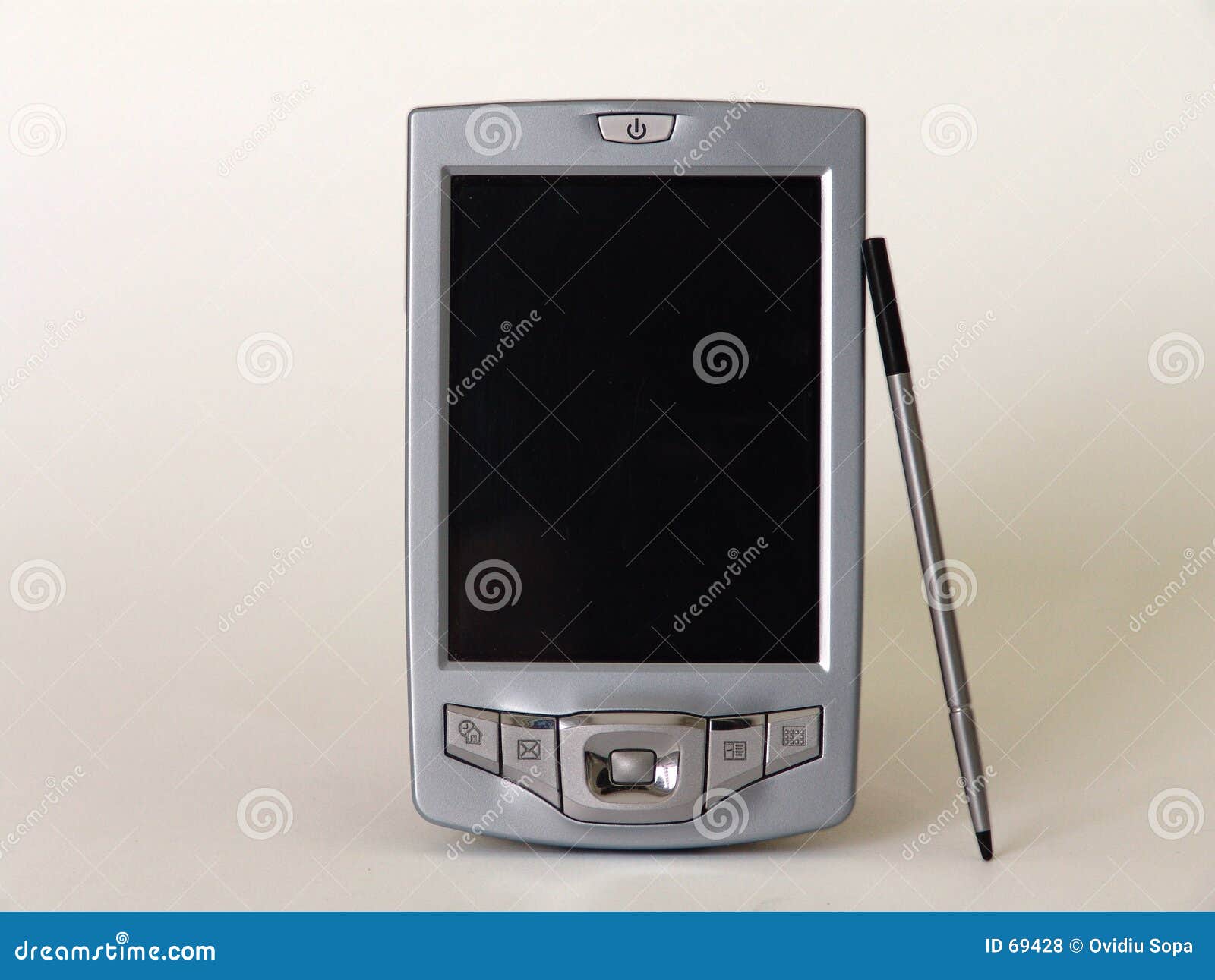 Pocket PC - PDA stock photo. Image of held, touch, handy - 69428