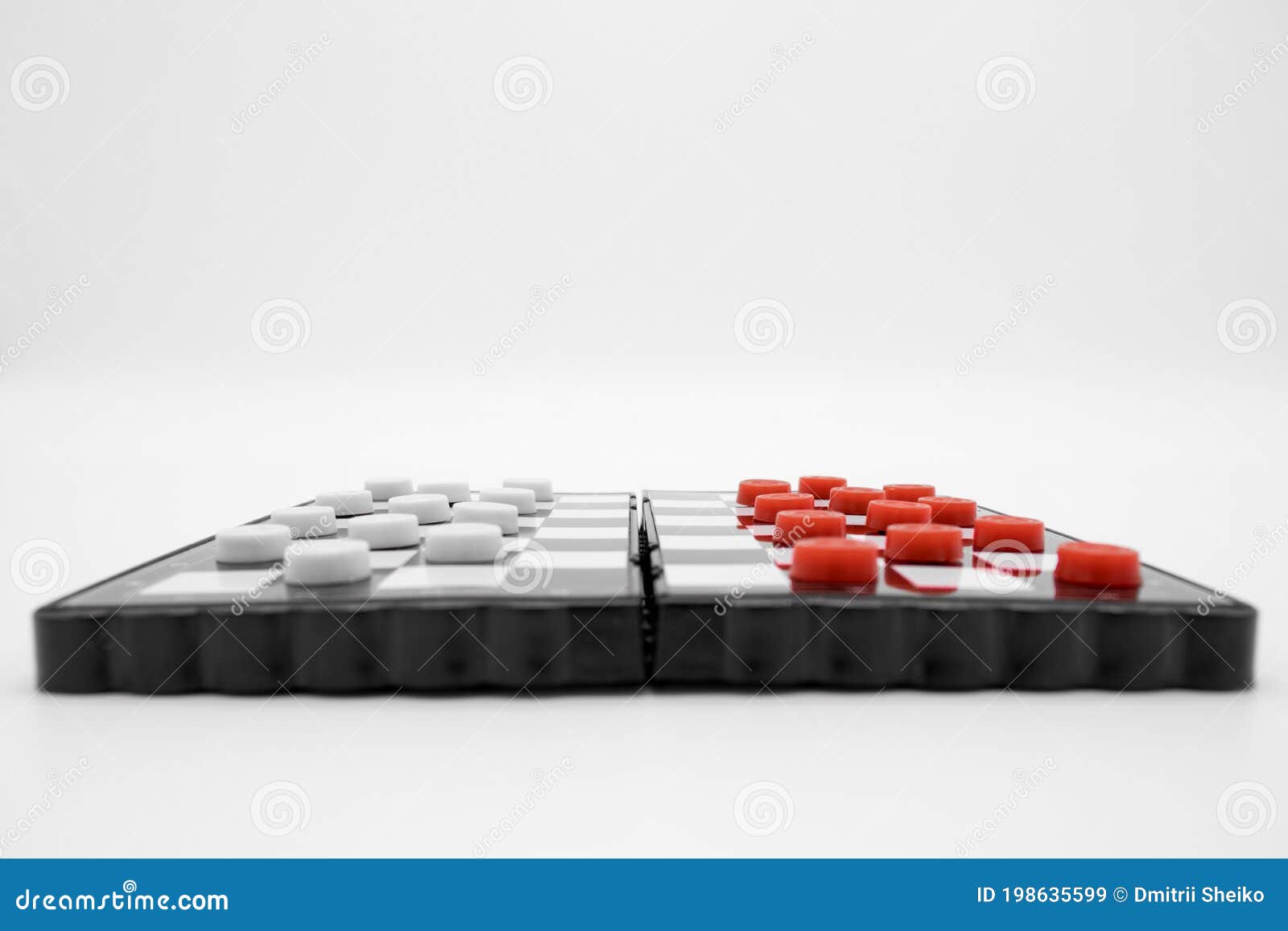 Pocket Plastic Game of Chess, Checkers Stock Image - Image of checkers ...
