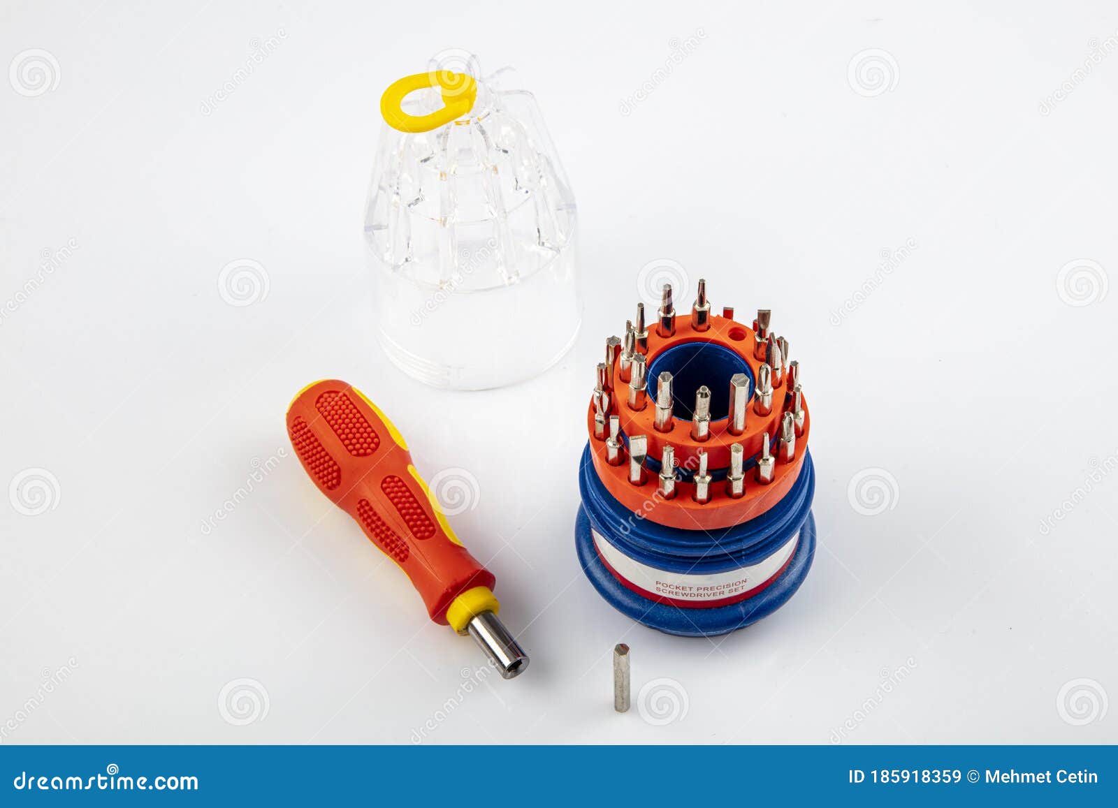 Pocket Precision Screwdriver Set. Steel Screwdriver Tips of Different ...