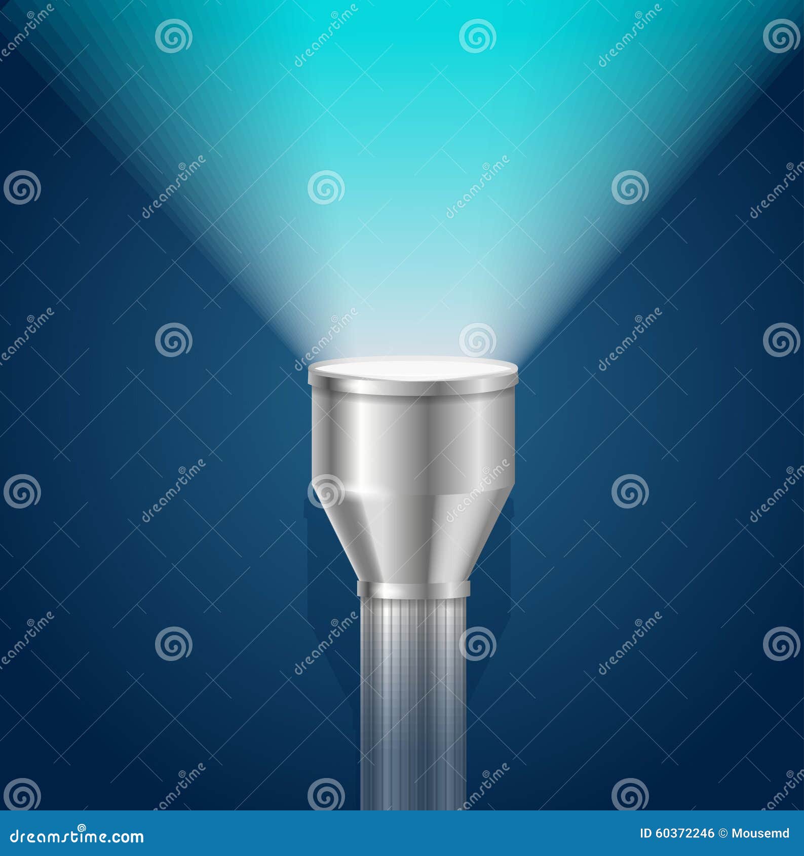 Torch Light Stick With Flame Color Vector | CartoonDealer.com #159834658