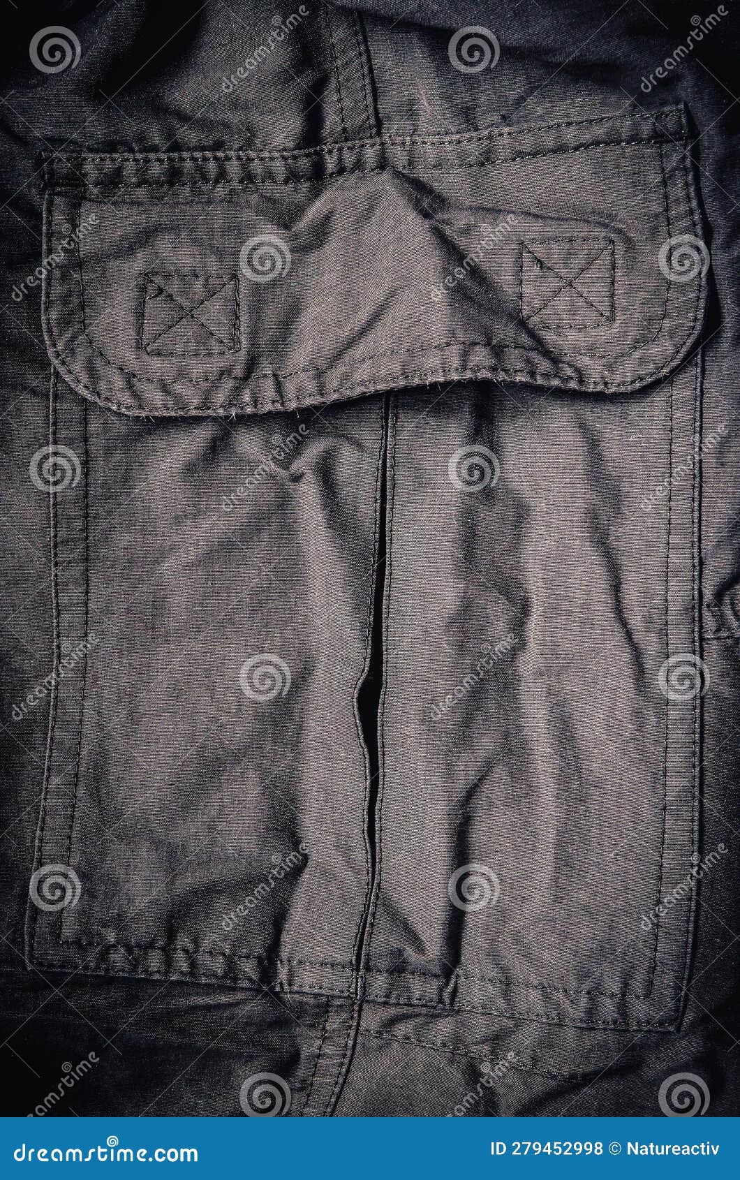 Pocket trousers texture. stock photo. Image of clothes - 279452998