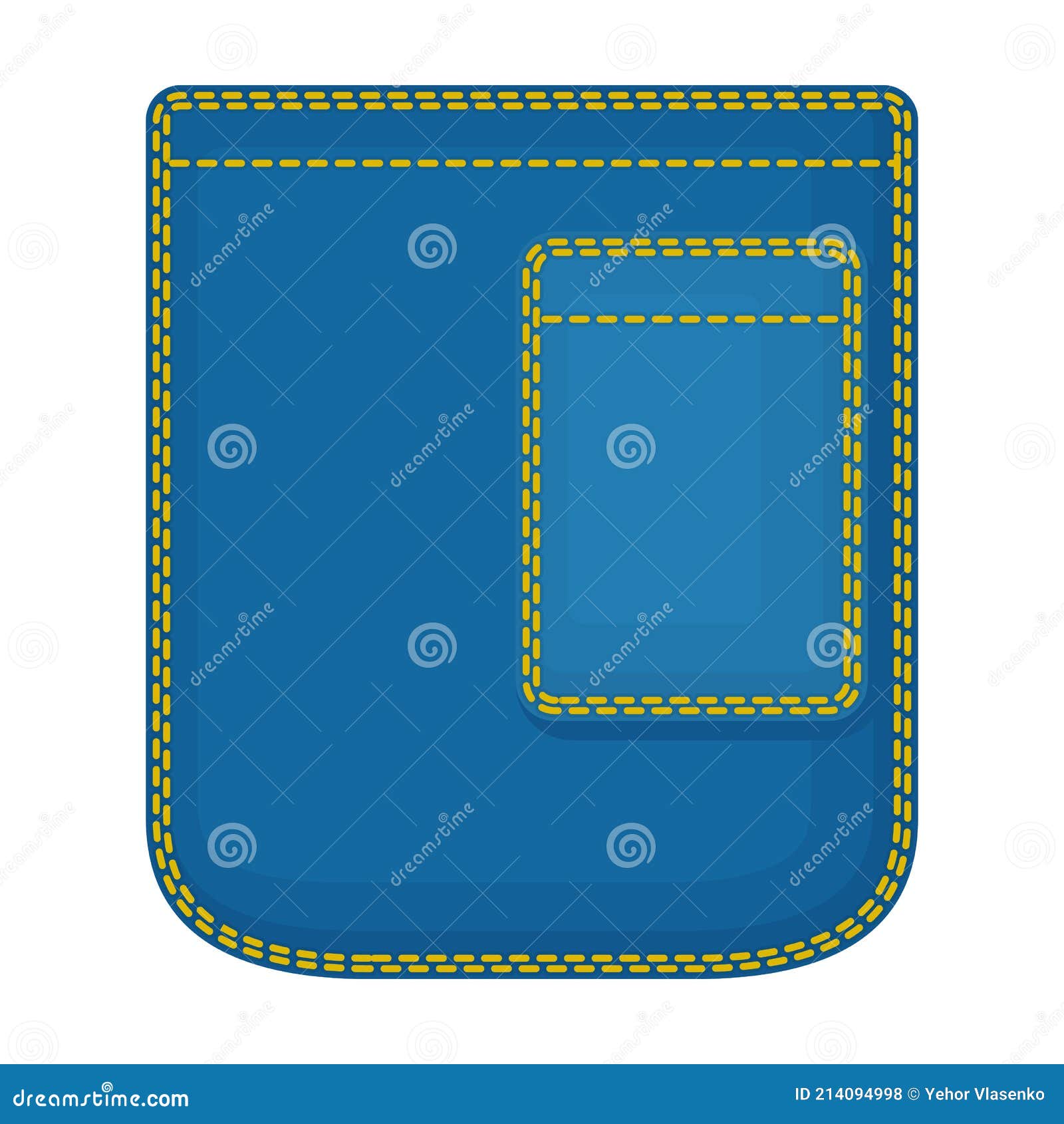 Pocket Vector Icon.Cartoon Vector Icon Isolated on White Background ...