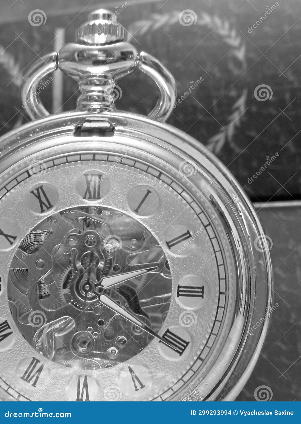 Pocket Watch in Black and White Stock Photo - Image of time, jewelry ...