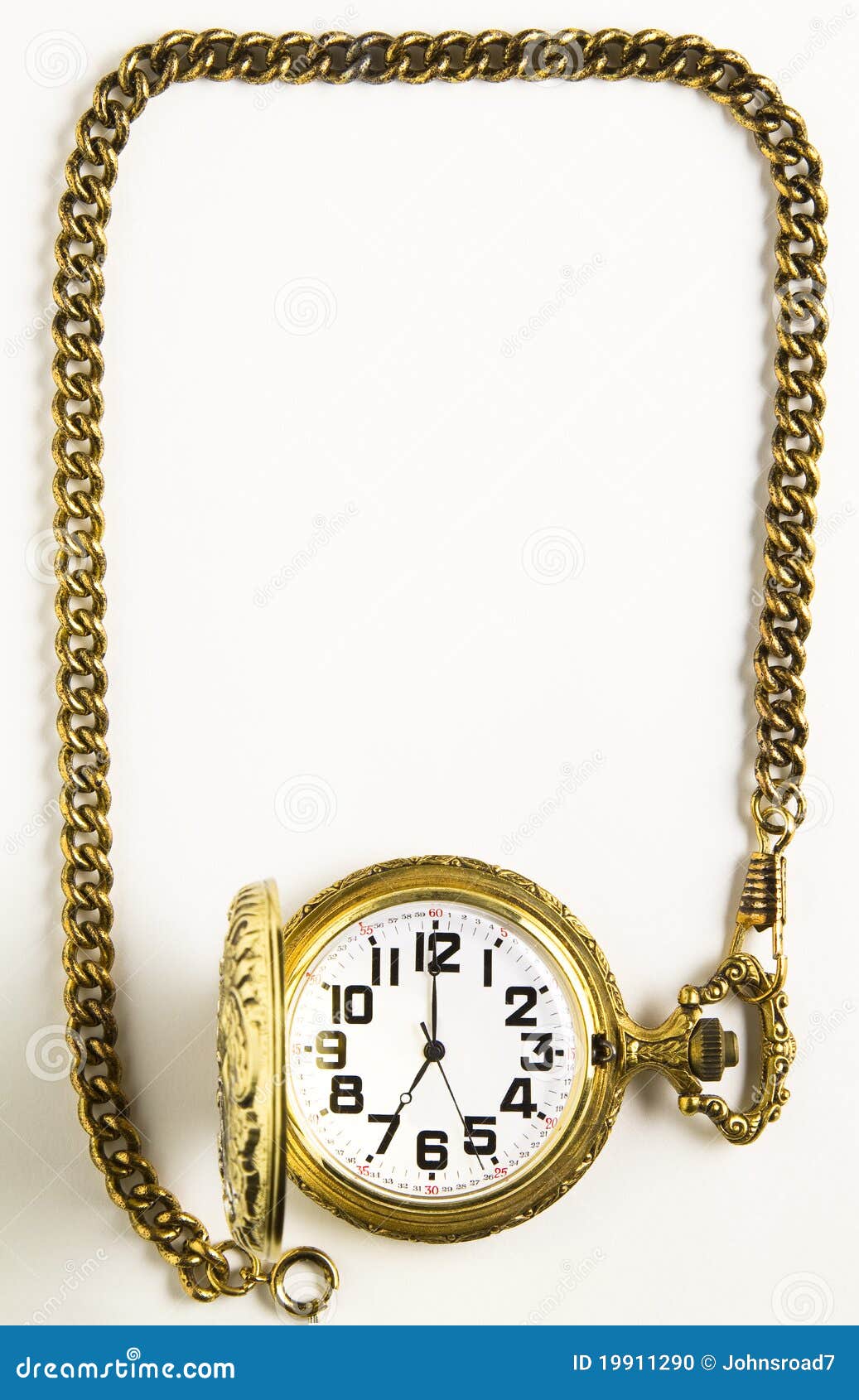 Pocket Watch & Chain stock photo. Image of chain - 19911290