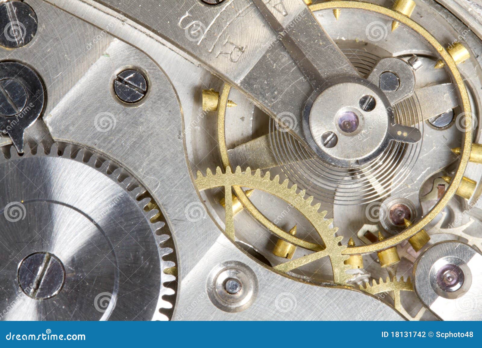 Pocket watch gears stock photo. Image of technology, motion - 18131742