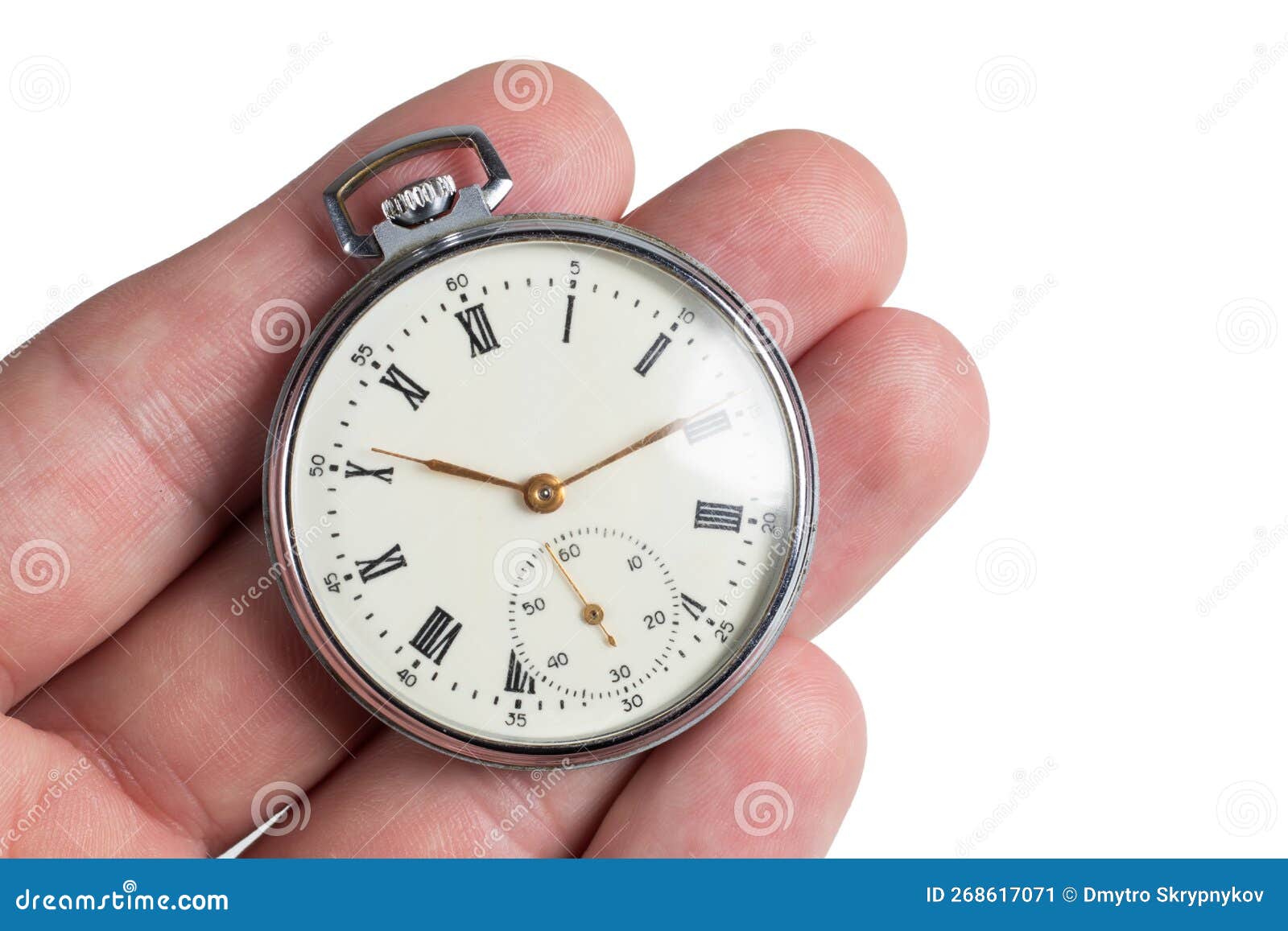 Pocket Watch in the Hands of a Man Stock Image - Image of handle, aged ...