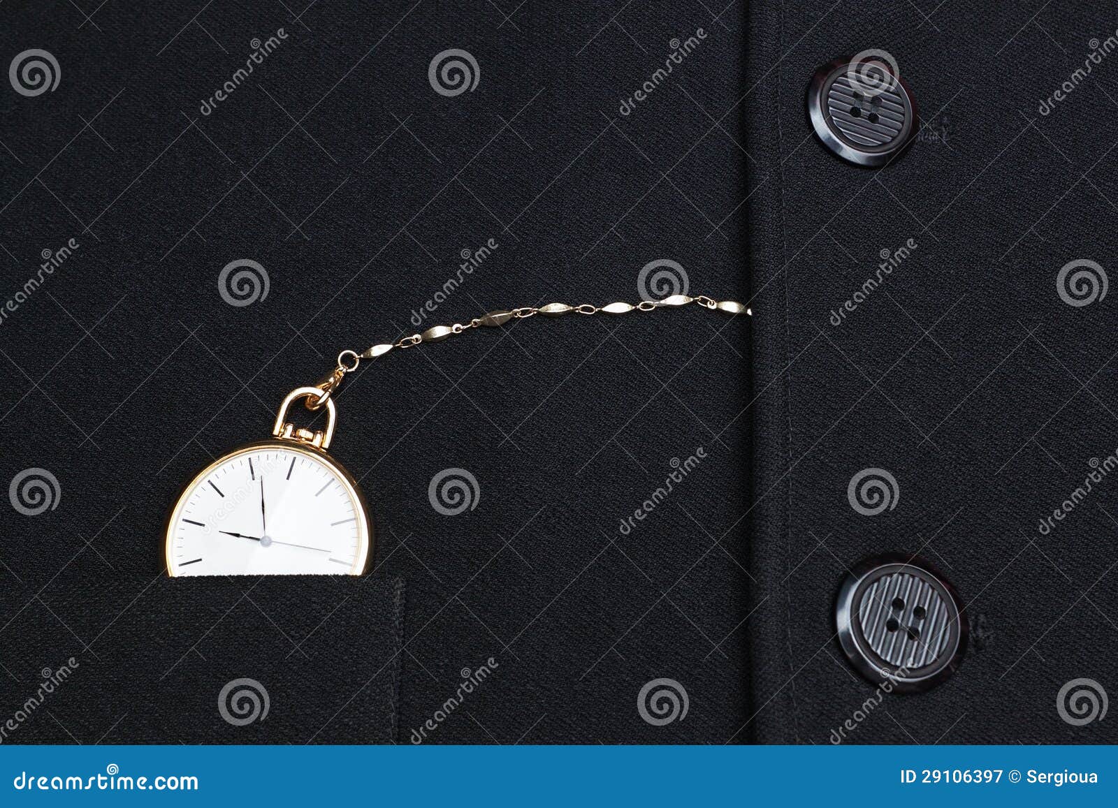 Pocket Watch in the Jacket Businessman. Stock Image - Image of hour ...