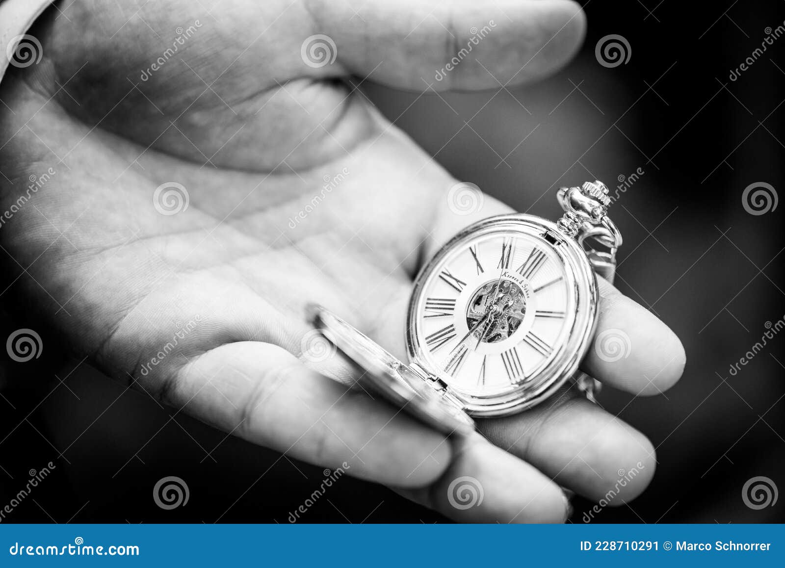 Pocket watch in man hand editorial photo. Image of elegant - 228710291