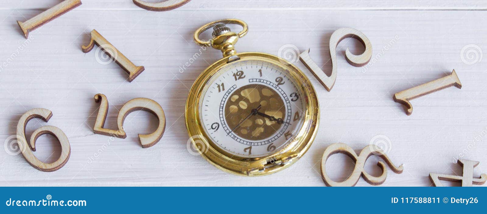 A Pocket Watch with Numbers Stock Image - Image of metallic, minute ...