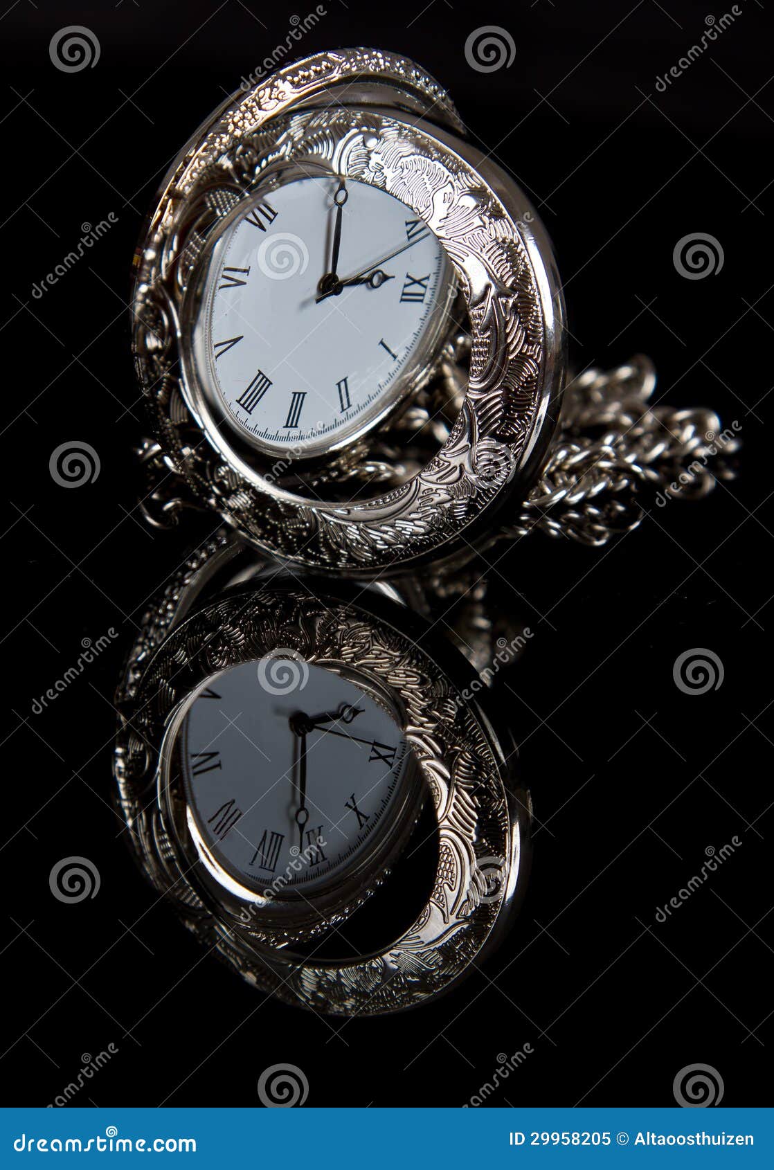 Pocket watch reflection stock image. Image of pattern - 29958205
