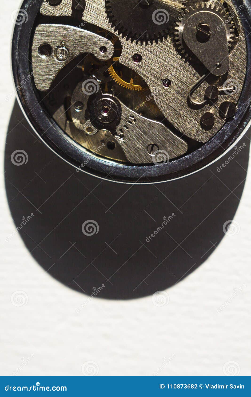 Pocket watch and shadow 5 stock photo. Image of spares - 110873682