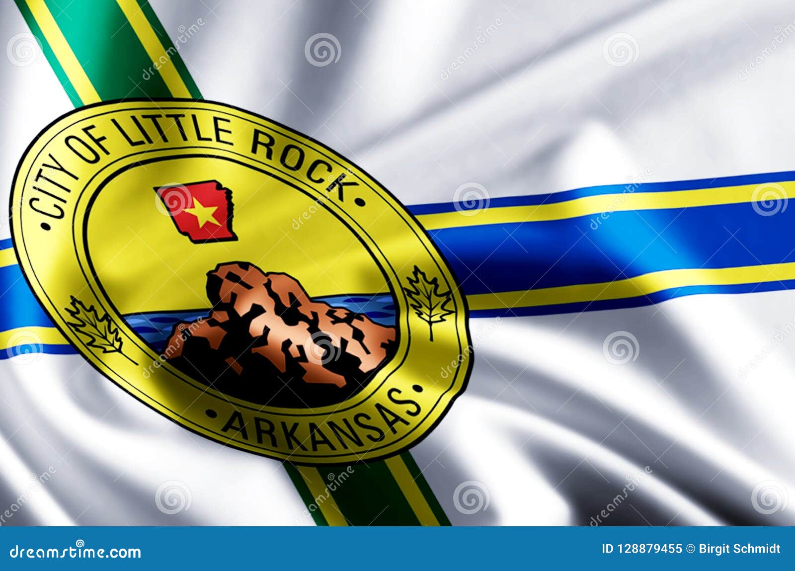 Poco Ejemplo De La Bandera De La Roca Imagen editorial - Ilustración de ...