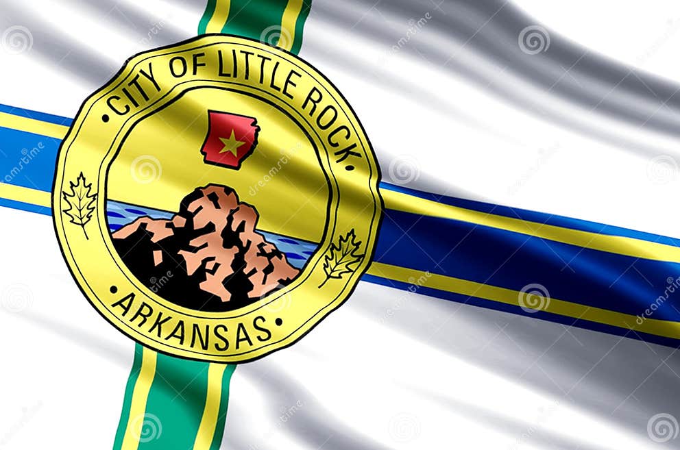 Poco Ejemplo De La Bandera De La Roca Stock de ilustración ...