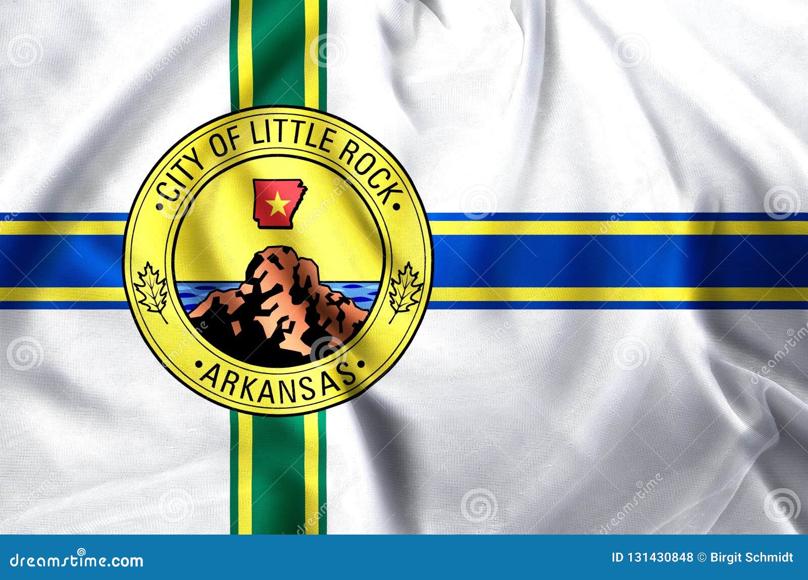 Poco Ejemplo De La Bandera De La Roca Stock de ilustración ...