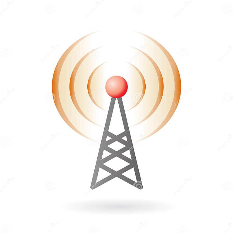 Pod-cast and Broadcasting Icon Stock Vector - Illustration of sign ...