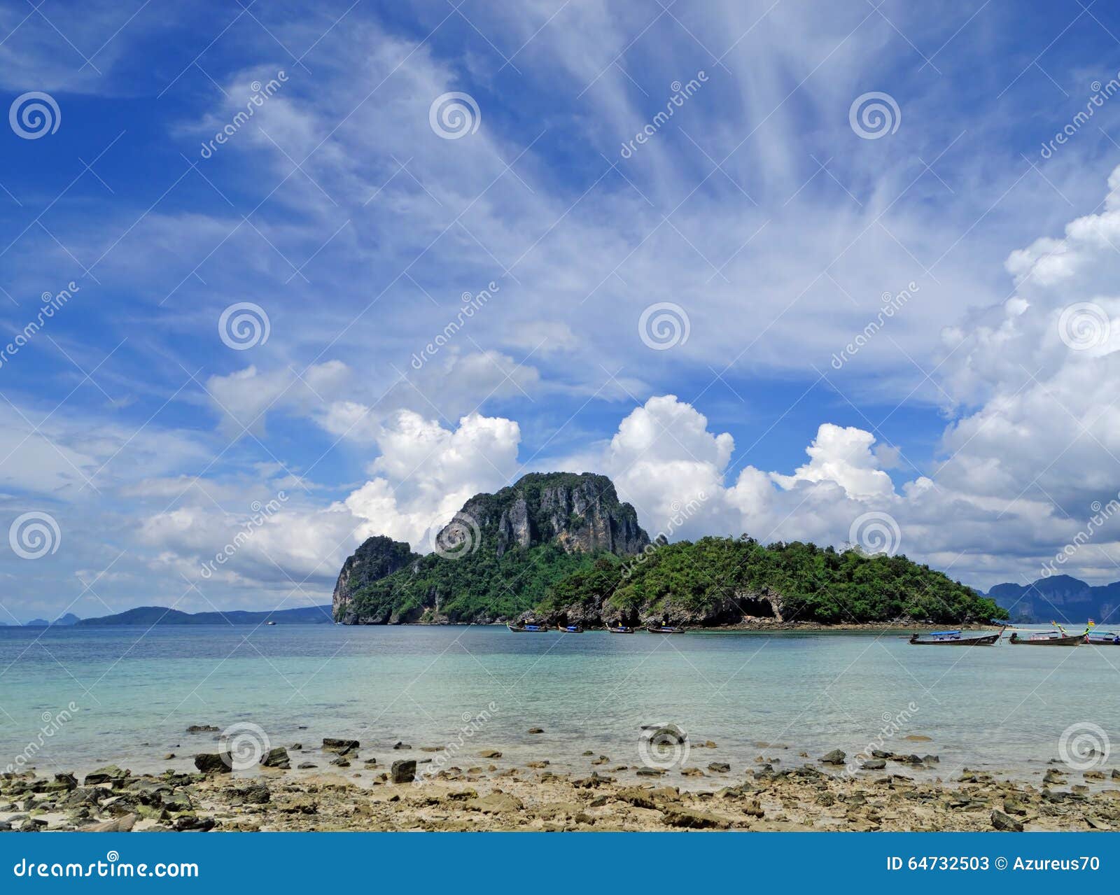 Poda Island stock image. Image of poda, thailand, isle - 64732503