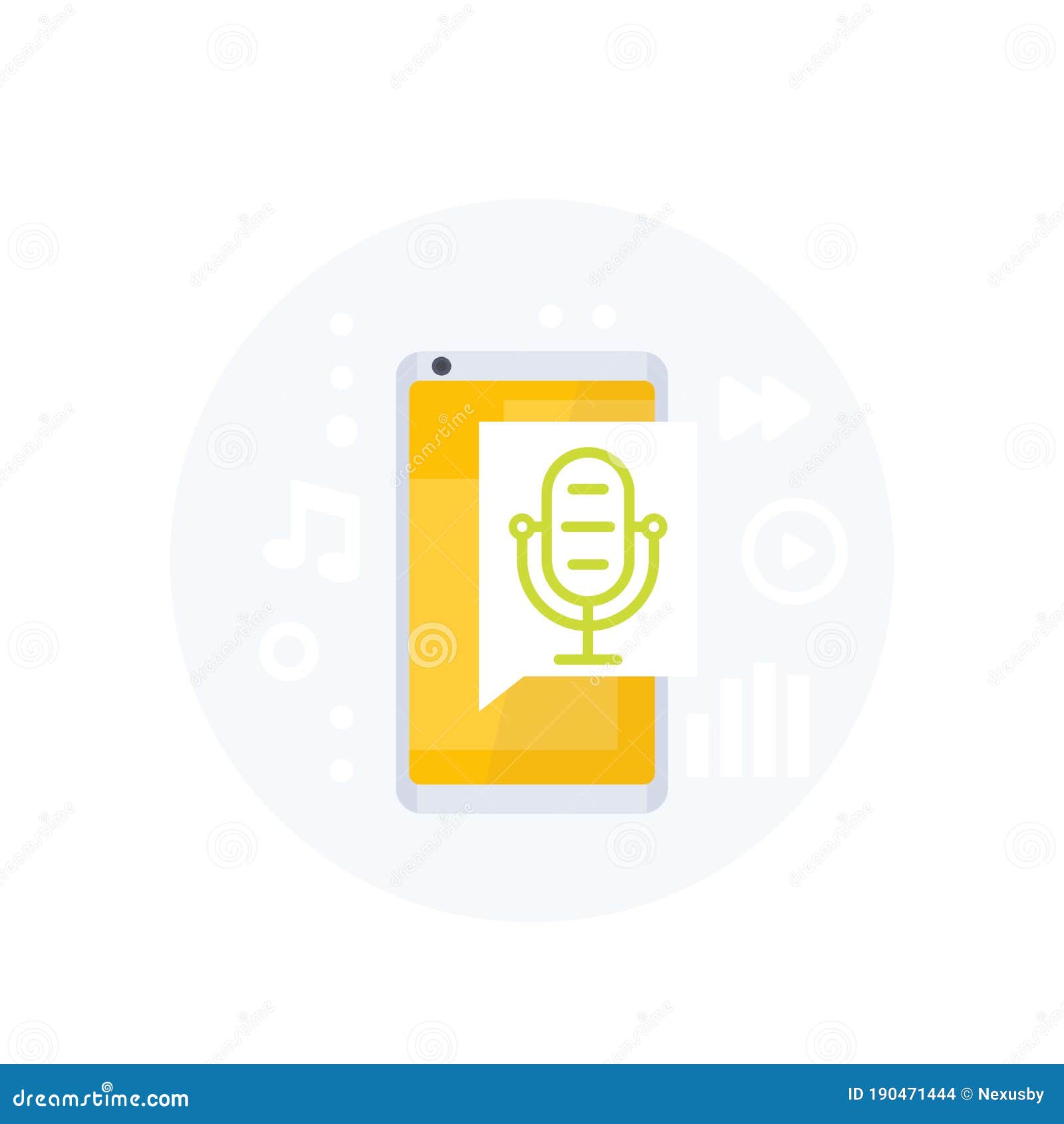 Podcast Mike Stock Illustrations – 2,681 Podcast Mike Stock ...