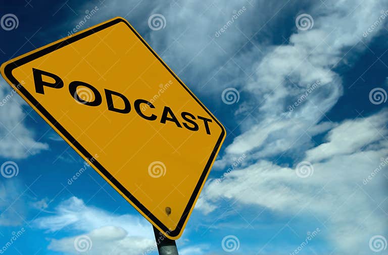 Podcast Concept Sign stock image. Image of internet, radio - 2955659