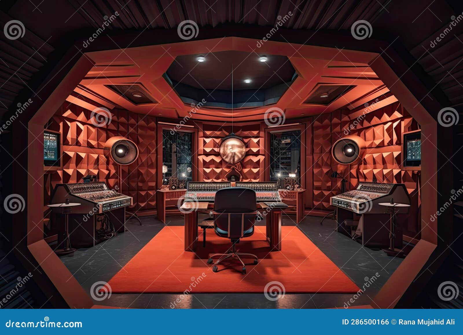 Podcast Studio Set Ultra Creative Stock Photo - Image of media, concept ...