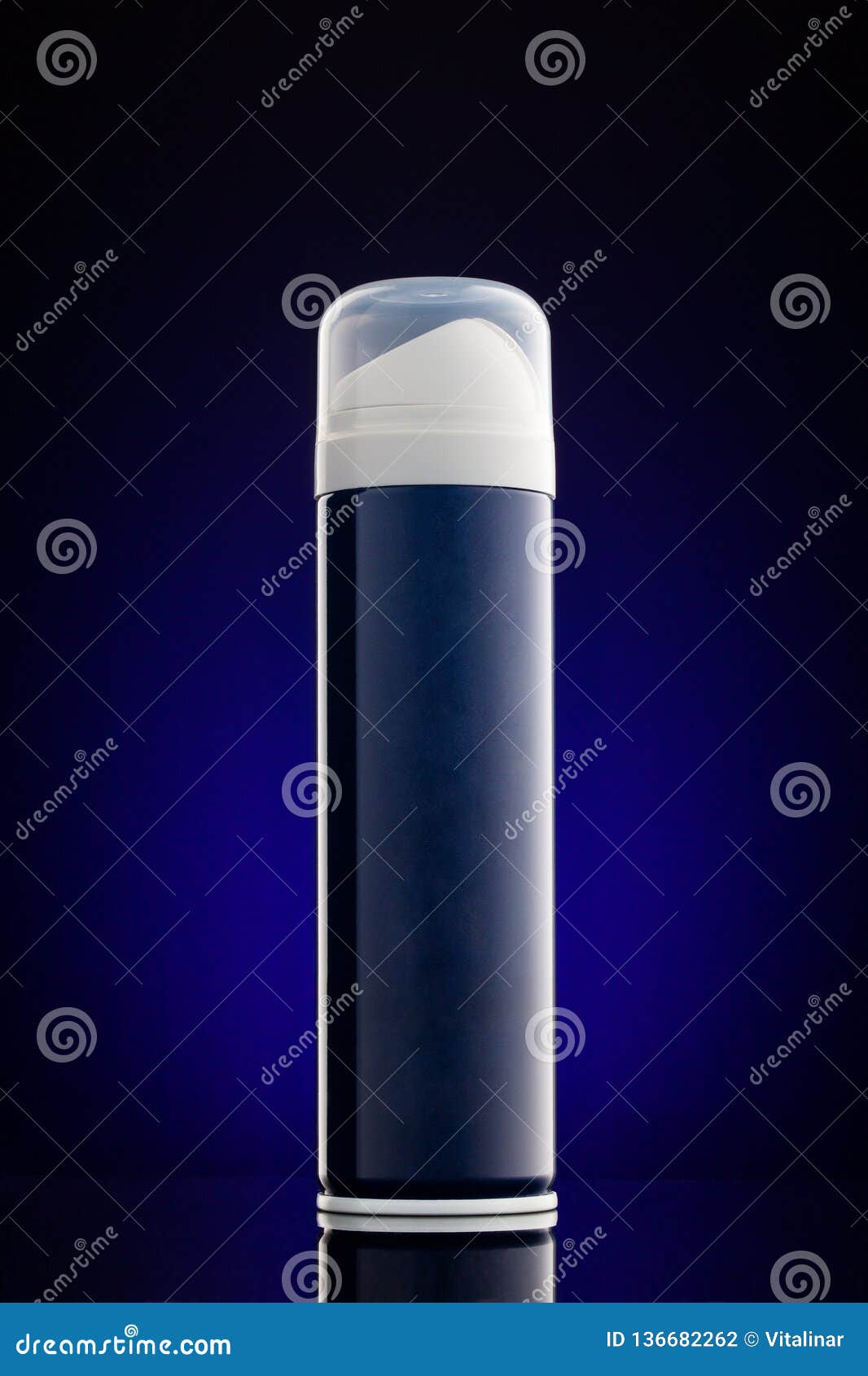 Poder Azul Del Perfume Del Desodorante Foto de archivo - Imagen de ...