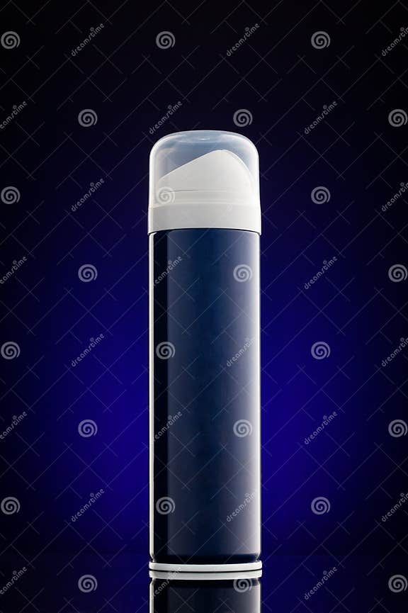 Poder Azul Del Perfume Del Desodorante Foto de archivo - Imagen de ...