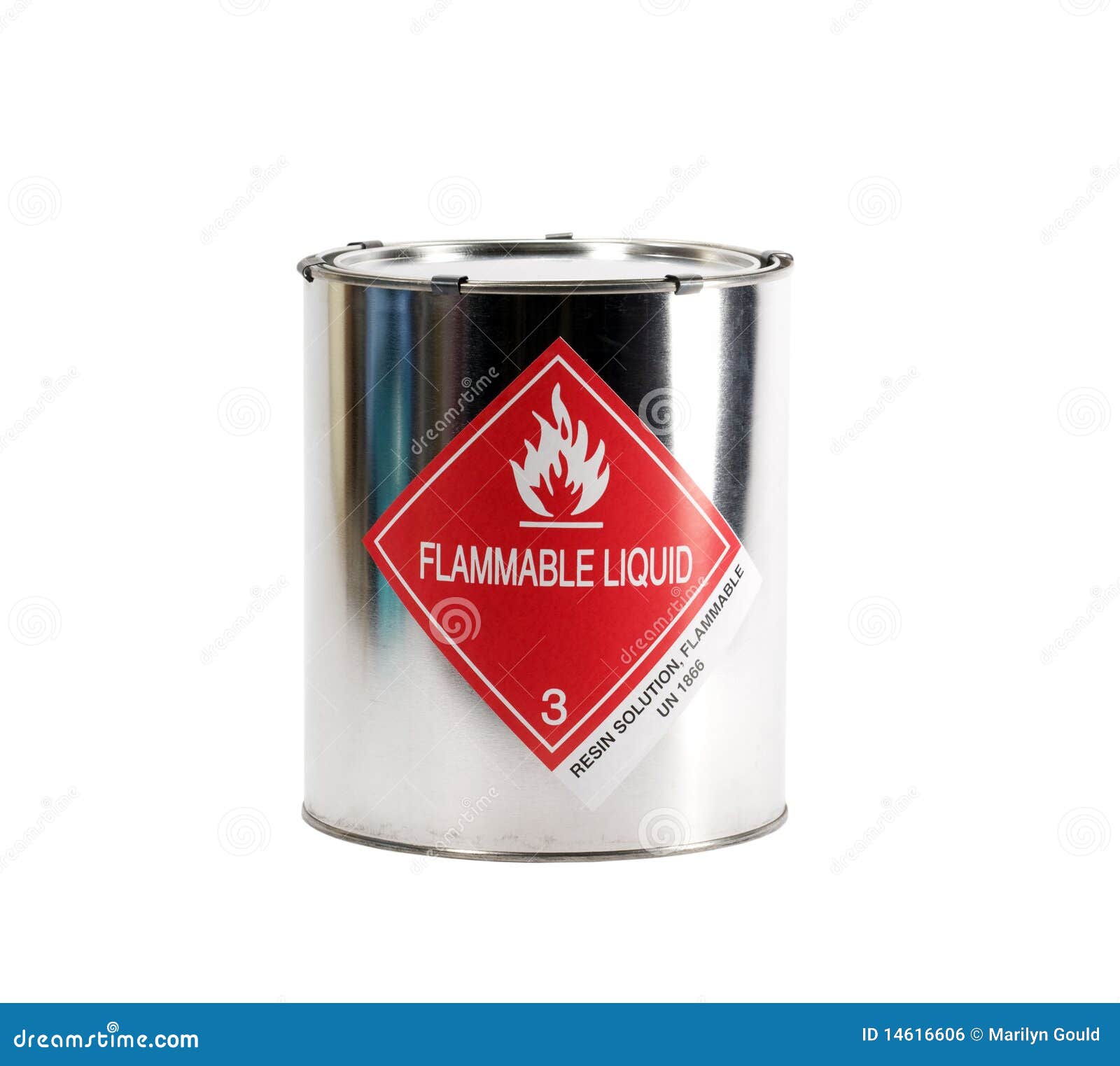 Poder Del Líquido Inflamable Del Metal Foto de archivo - Imagen de ...