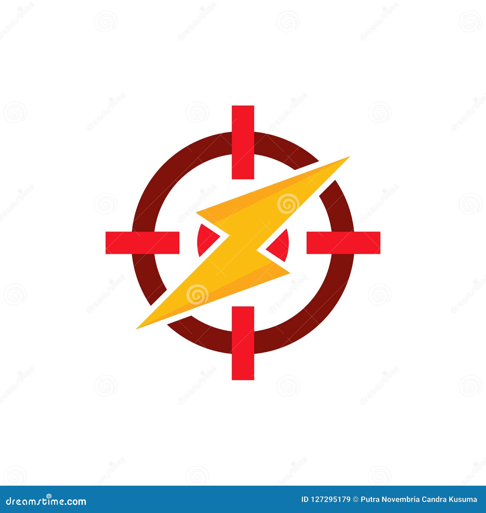 Poder Logo Icon Design De La Blanco Ilustración del Vector ...