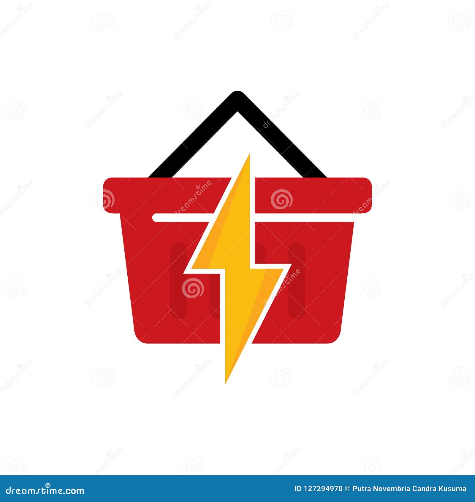 Poder Logo Icon Design De La Tienda Ilustración del Vector ...