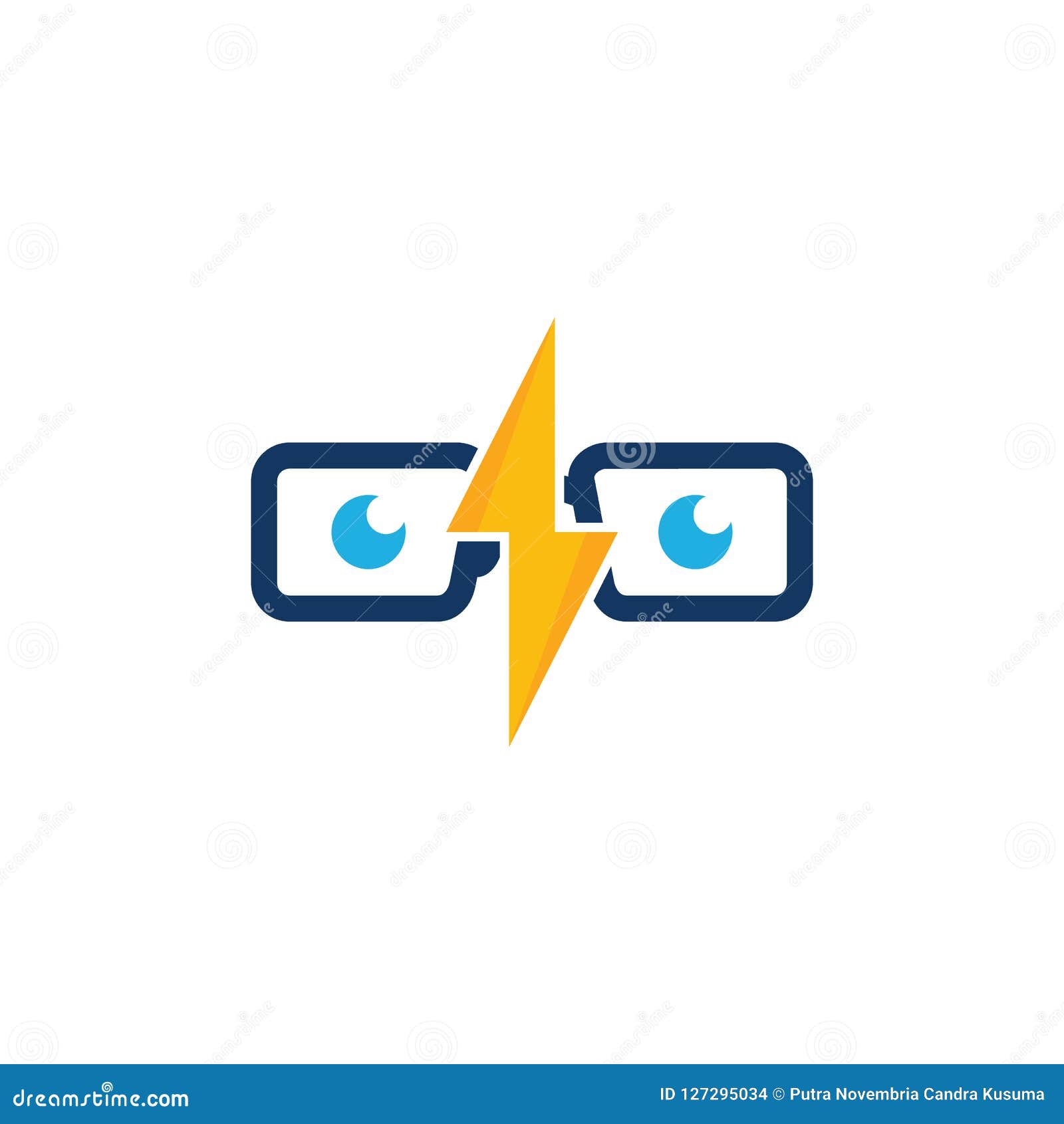 Poder Logo Icon Design Del Friki Ilustración del Vector - Ilustración ...