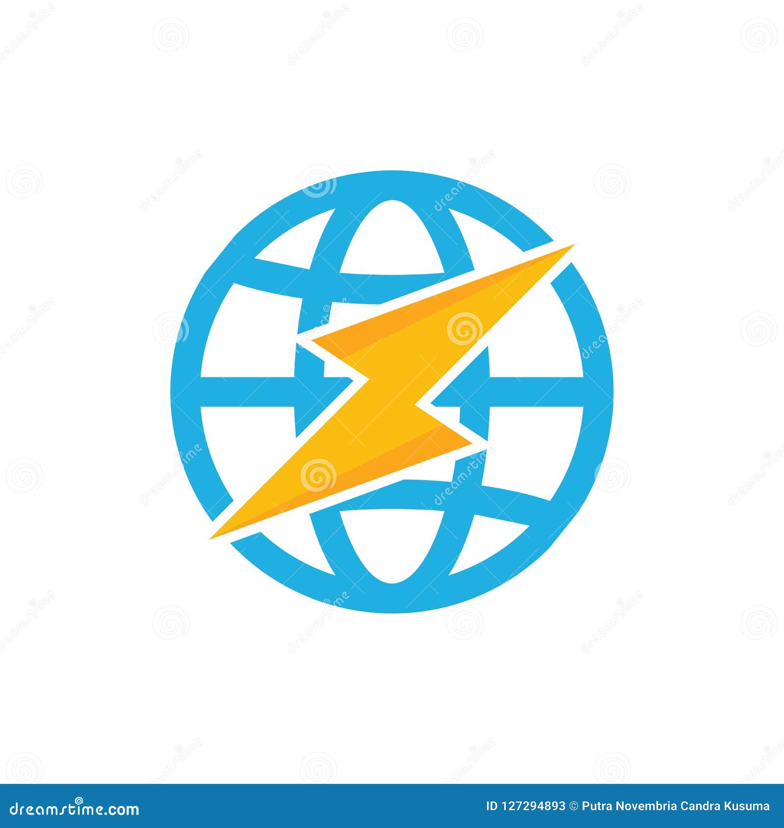 Poder Logo Icon Design Del Globo Ilustración del Vector - Ilustración ...