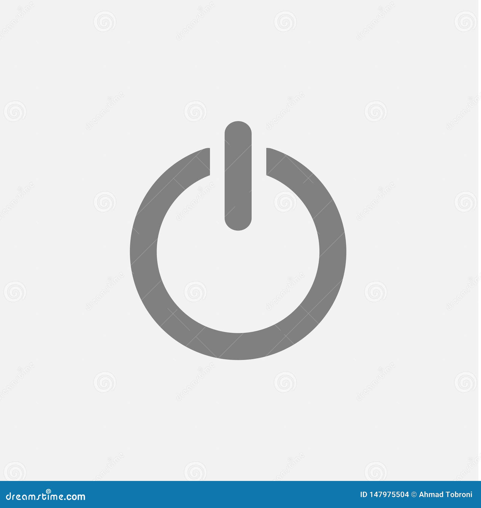 Poder Logo Vector Template Design Illustration Del Bot?n Ilustración ...