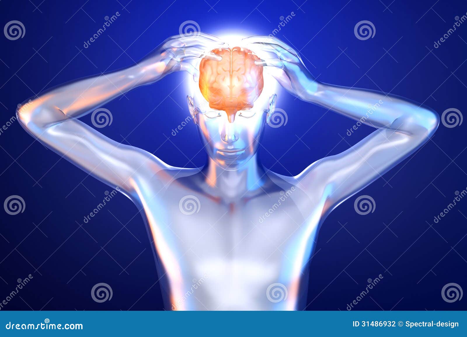 Poder mental stock de ilustración. Ilustración de consciente - 31486932