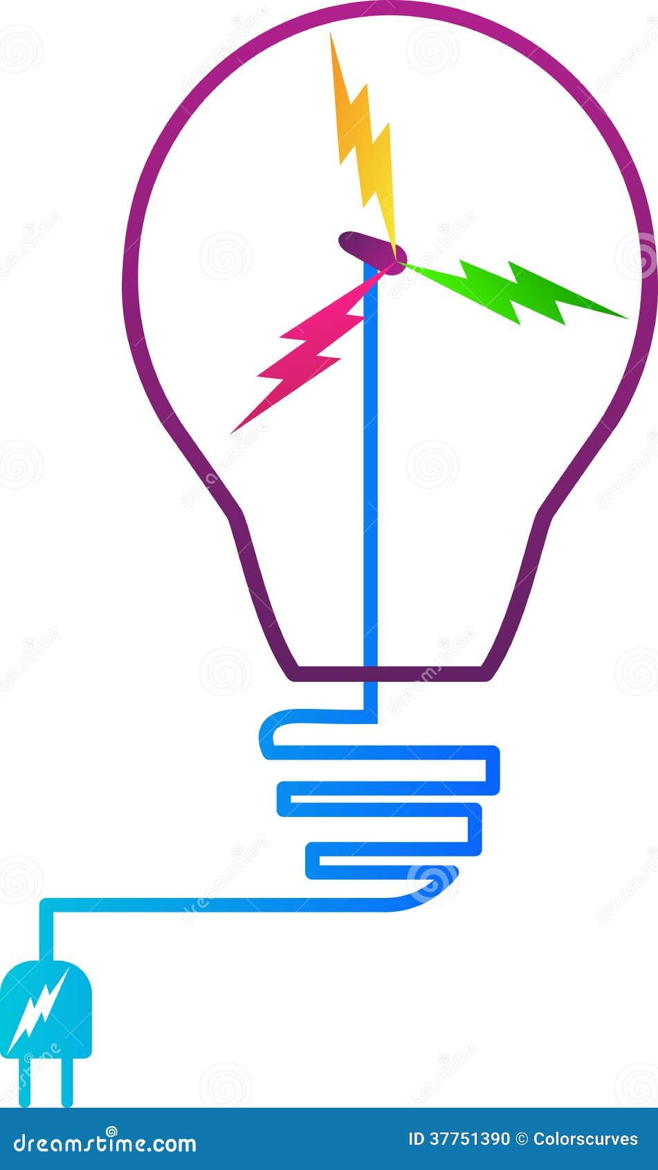 Poder y energía ilustración del vector. Ilustración de presupuesto ...