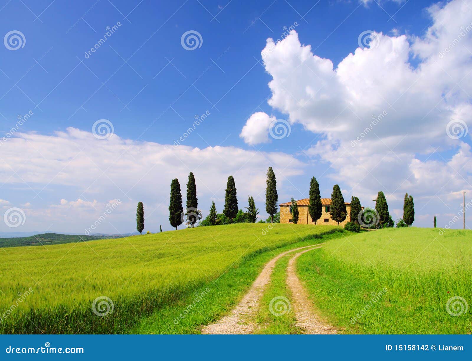 Podere stock photo. Image of nature, scenery, podere - 15158142