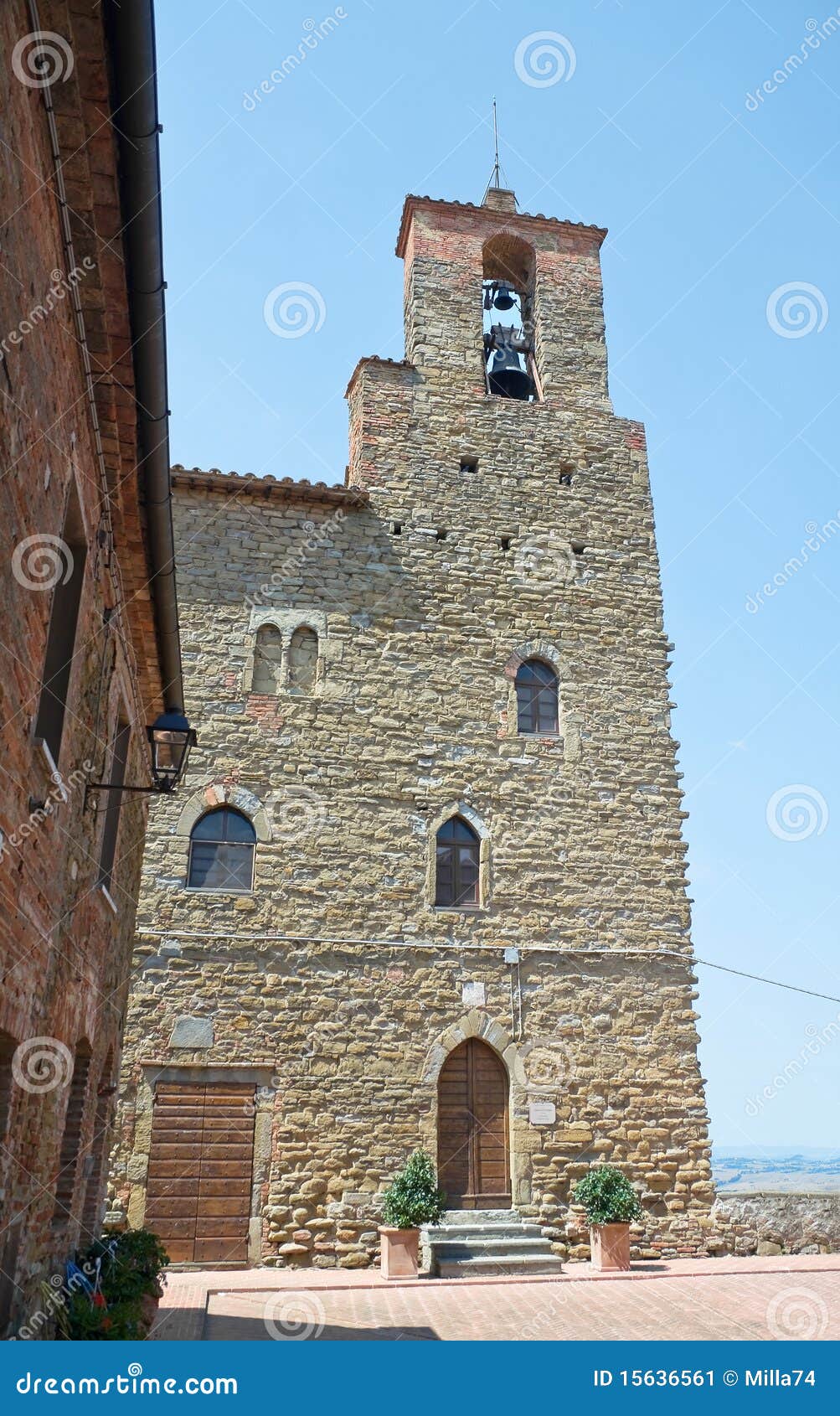 Podesta S Palace. Panicale. Umbria Stock Image - Image of building ...