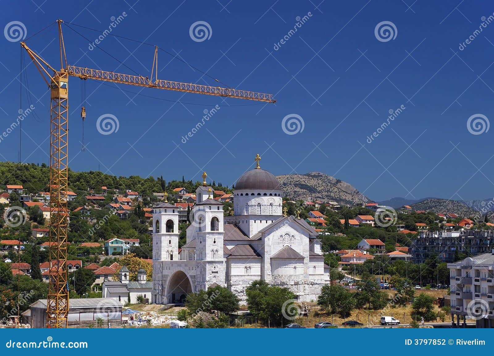 Podgorica, Montenegro stock photo. Image of construction - 3797852