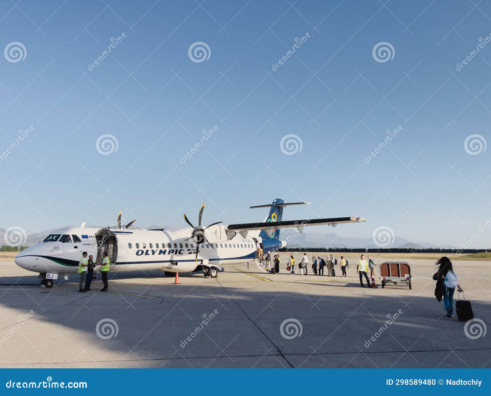Podgorica, Montenegro - 16 August 2023: Passengers Queue To Board the ...