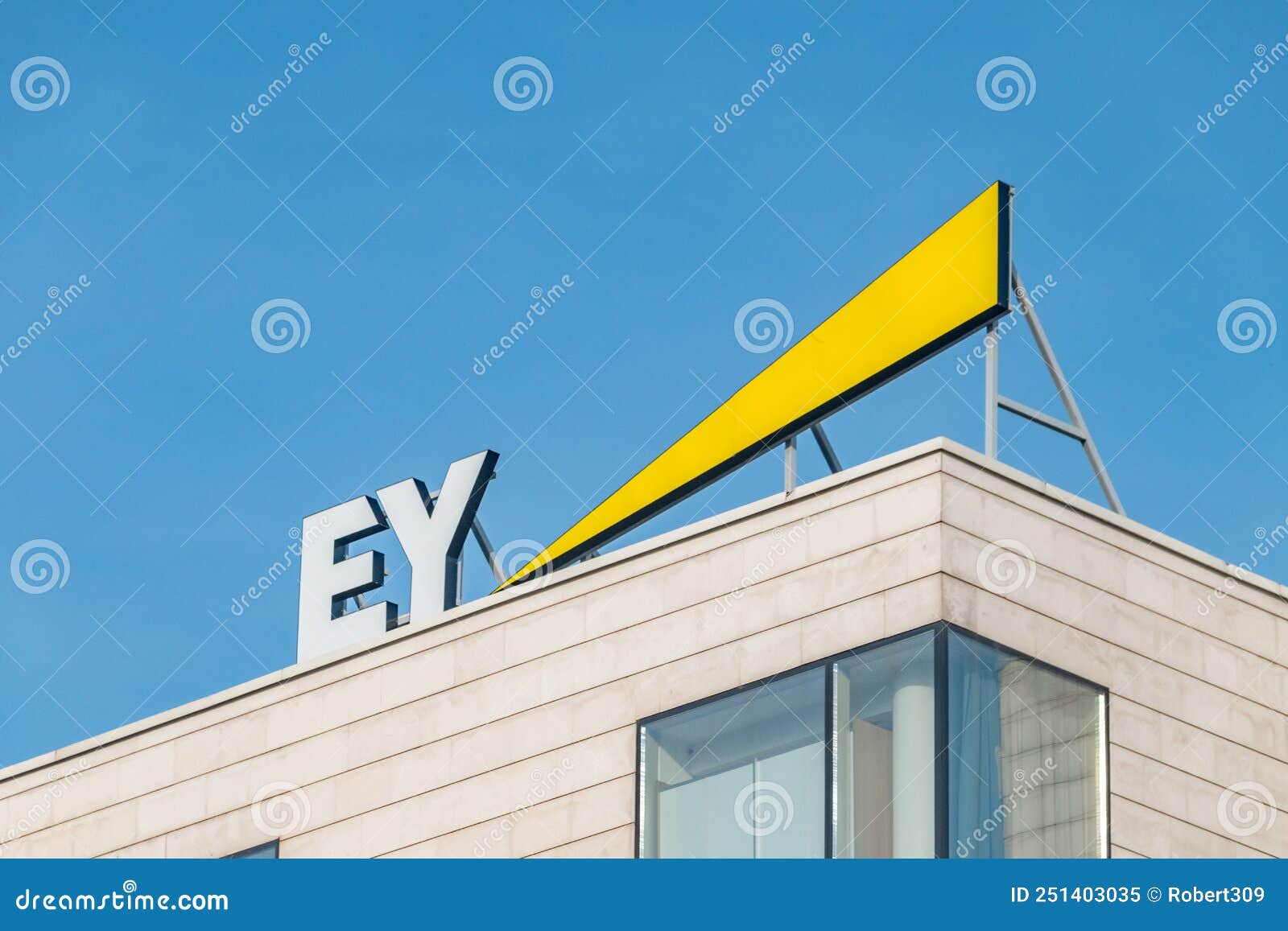 The Logo for Ernst and Young or EY Editorial Image - Image of exterior ...