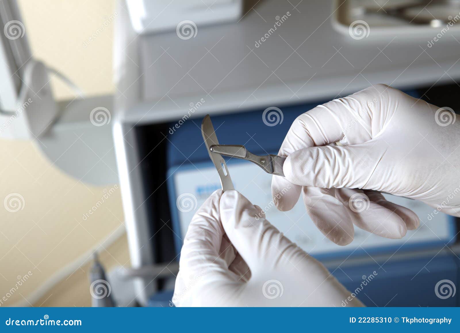 A Podiatrist Provides a Scalpel Stock Photo - Image of nail, female ...
